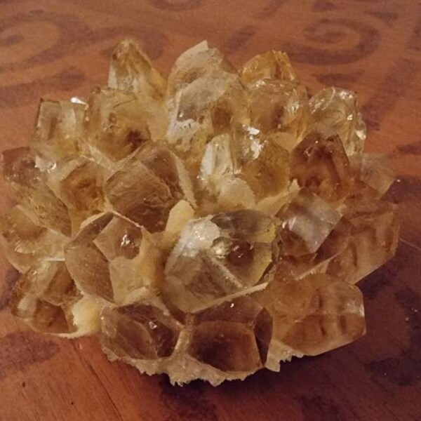 200G+ Citrine Quartz Cluster Crystal，yellow Quartz Point Vug，mineral ...