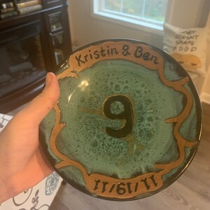 Personalized Wedding Gift Customized Pottery Fruit Bowl | Etsy