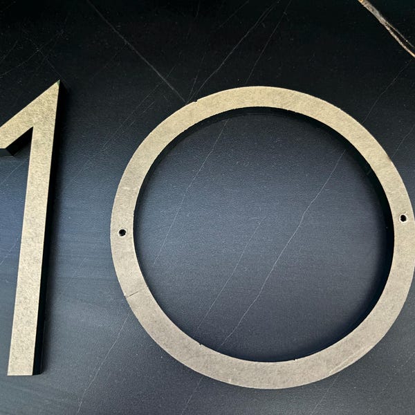 10 Inch Modern House Numbers and Letters, Custom House Address Signs ...