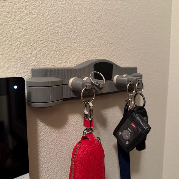 Gamecube Key Holder - Retro Wall Mounted Organizer, Vintage Home Decor ...