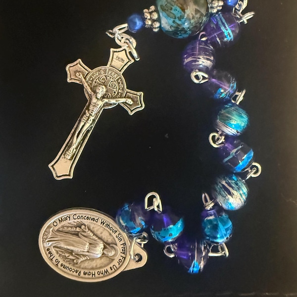 Female Saint Double Sided Medals on Silver Necklace L Gemma, Josephine ...