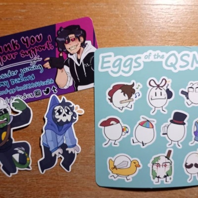 Tommyinnit Sticker Sheet Dream SMP / DSMP L'manberg, Pogtopia, Tubbo ...