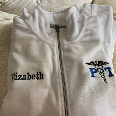 PT Jacket, Physical Therapy Apparel, Personalized Full Zip Jacket 21 - Etsy