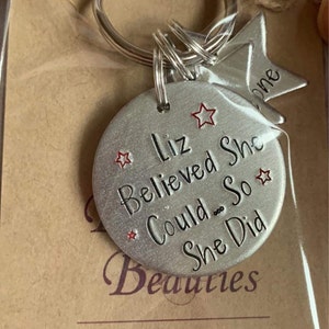 Personalised Moon & Stars Keyring This Nanny Belongs To I | Etsy UK