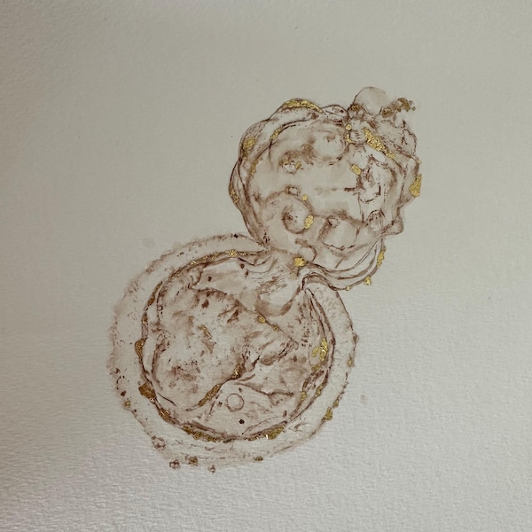 Embryo Art | Ivf Painting | Embaby Art | Hand-painted Nursery Decor ...