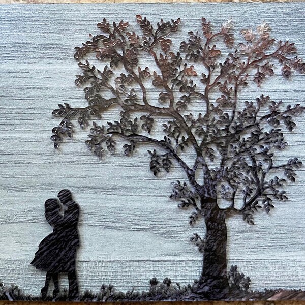 Couple Svg, Couple Under Tree Svg, Cut Files for Cricut Silhouette ...