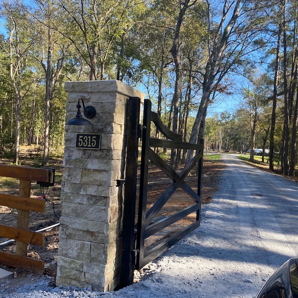 Personalized Rectangular Metal Address Plaques. Four Colors Available ...