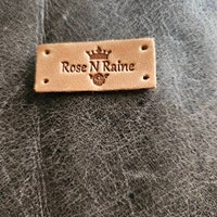 Custom Leather Labels With Logo, Personalized Folded Tags With Brand ...
