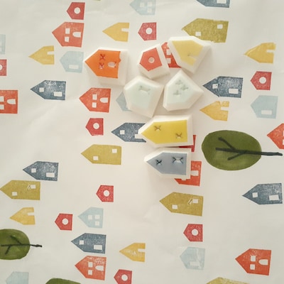 Custom Japanese Name Stamp in KATAKANA, Hanko Style Hand Carved Rubber ...