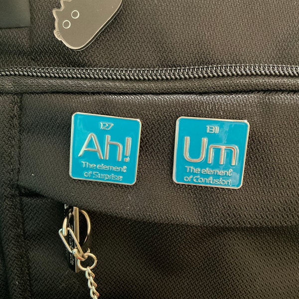 Enamel Pin - Science Enamel Pins - Periodic Element Pin - Funny Pins ...