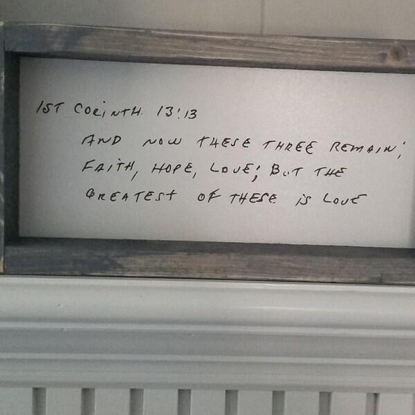 Custom Handwriting Sign | Custom Sign | Farmhouse Sign | Customized ...