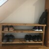Hand Crafted Rustic Reclaimed Wooden Shoe Bench / Shoe Rack / - Etsy UK