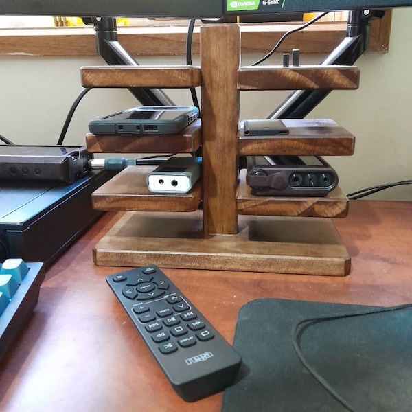 Wood Headphone Stand Multiple Headphones Stand Headphone Station Gifts ...