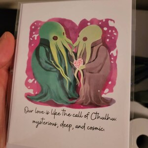 Wendigo Cryptid Valentines Day Card, Wendigo Art, Horror Valentines Day ...