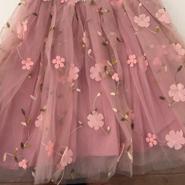 Baby Girl Tulle Dress-first Birthday Outfit-wildflower 1st Birthday ...