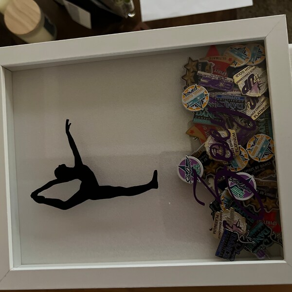 Personalized Dance Shadow Box | Competition Pin Holder | Display Case ...