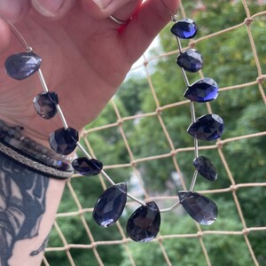 10 Pieces Natural Labradorite Briolettes 13mm to 17mm Faceted - Etsy