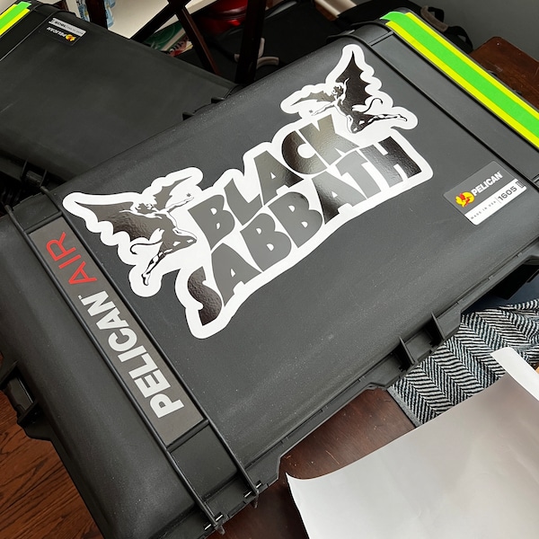 BLACK SABBATH Sticker Decal *SIZES* Heavy Metal Vinyl Bumper Wall Angel ...