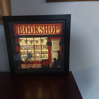 Happy 50th Birthday Shadow Box SVG PDF PNG Paper Cutting Instant ...