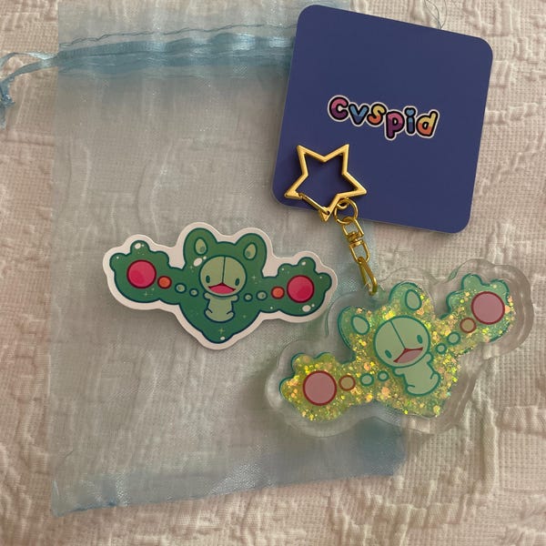 Agent 8 & Acht dedf1sh Liquid Glitter Shakers Splatoon 3 Side Order ...