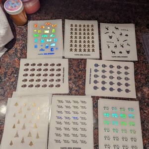 Tiny Scattered Love Stickers Tiny Stickers Tiny Valentine | Etsy