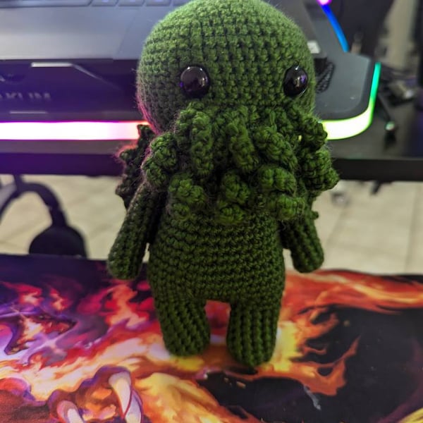 Cthulhu Crochet Pattern - Mini Cthulhu Eldritch God - Etsy