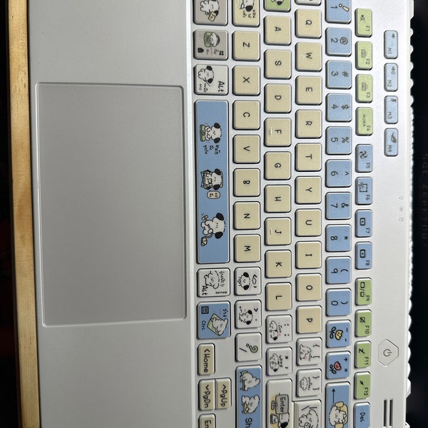 Handmade Customization Line Dog Mechanical Keyboard Stickers: 3M Vinyl ...