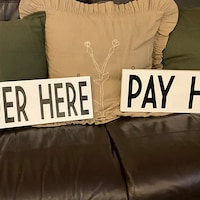 Next Register Please Sign Wooden Register Closed Sign for Store - Etsy