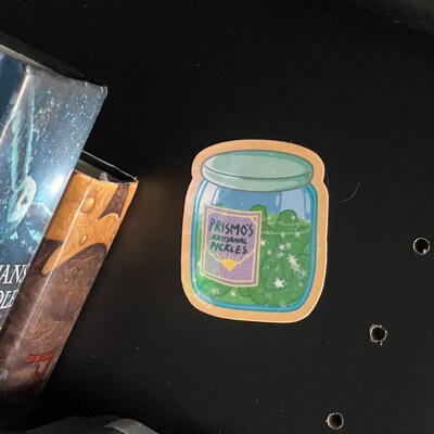 Prismo's Artisanal Pickles Glitter Sticker Sparkly, Holographic, Water ...