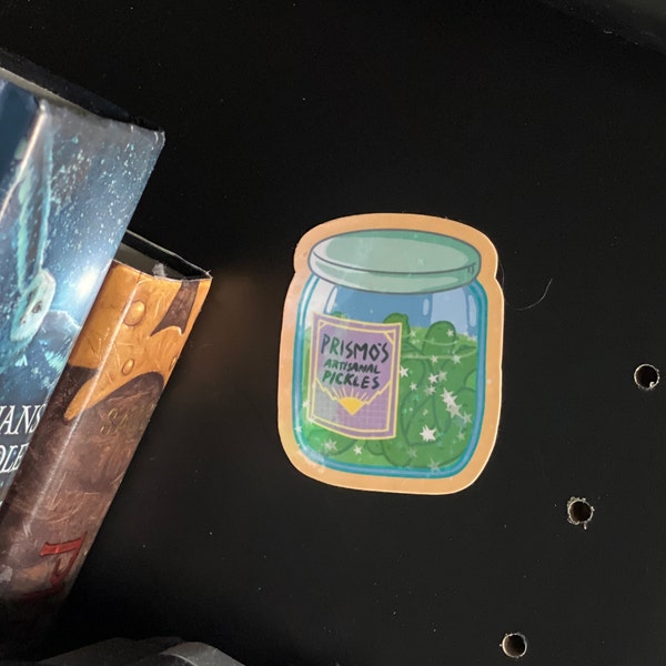 Prismo's Artisanal Pickles Glitter Sticker Sparkly, Holographic, Water ...