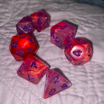 Potion Explosion Dice Set 7 Piece Polyhedral Dice Set DND - Etsy UK