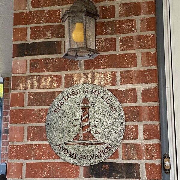 Personalized Lighthouse Sign - Metal Lighthouse Sign - Lighthouse ...