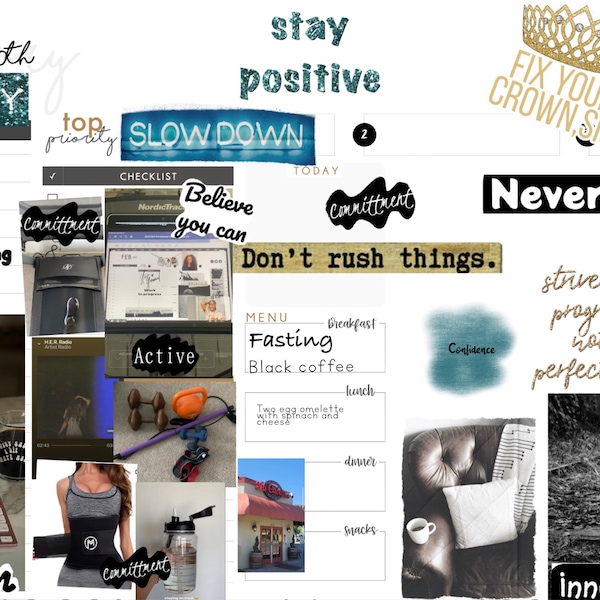 2025 Vision Board Kit Complete Ultimate Bundle Inspirational Dream ...