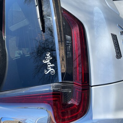 Custom Name Decal, Car Name Decal, Car Name Sticker, Custom Name Car ...