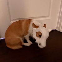 Cubone Dog Mask / Dinosaur Mask / Dog Costume / Funny Dog Gift / 3D ...