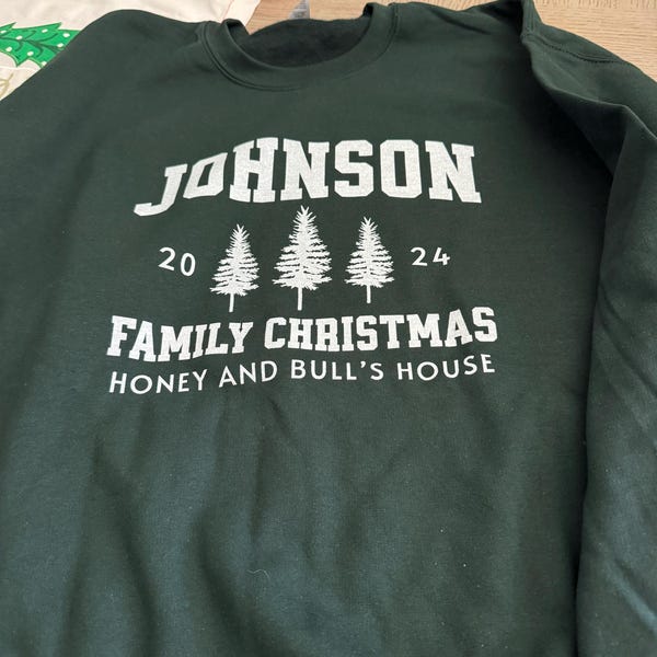 Custom Family Christmas Shirts, Comfort Colors® Matching Family ...