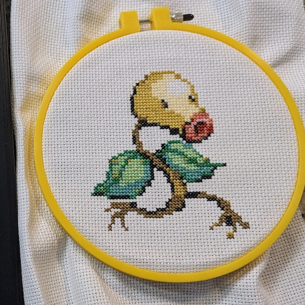 Bellsprout Evolution Cross Stitch Pattern, Poke Embroidery Pattern ...