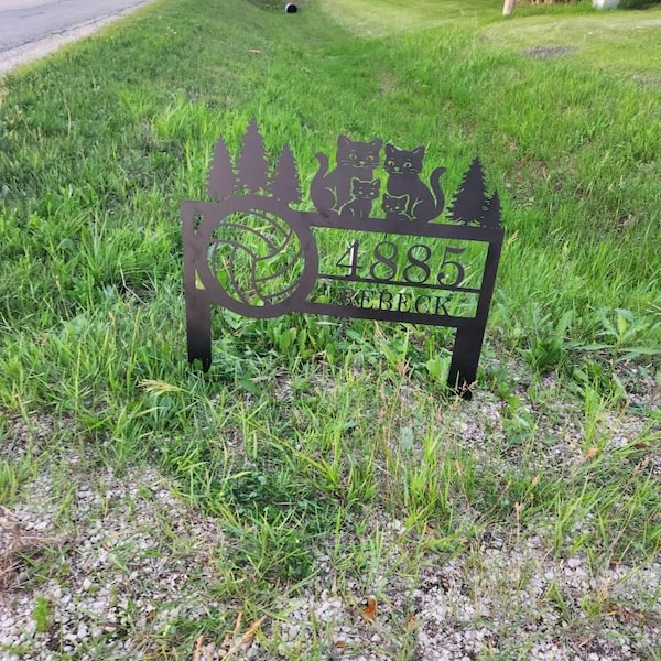 Personalized Farm Entrance Gate Sign, Metal Custom Ranch Sign, Family ...