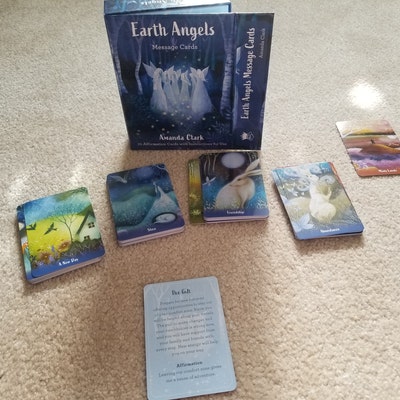 Earth Angels Message Cards 70 Cards by Amanda Clark & Animal - Etsy
