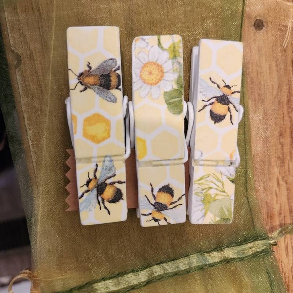 Spring Flowers Chip Snack Clips Set/3 - Etsy