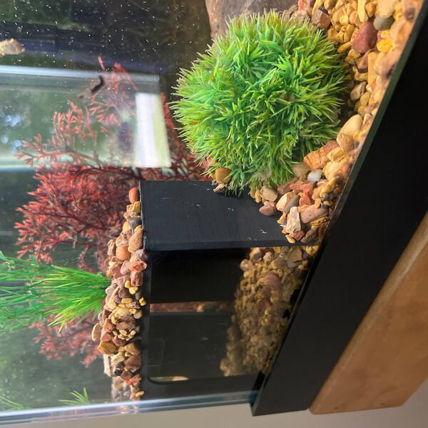 Corner Fish Aquarium Cave Hide With Viewing Window - Etsy