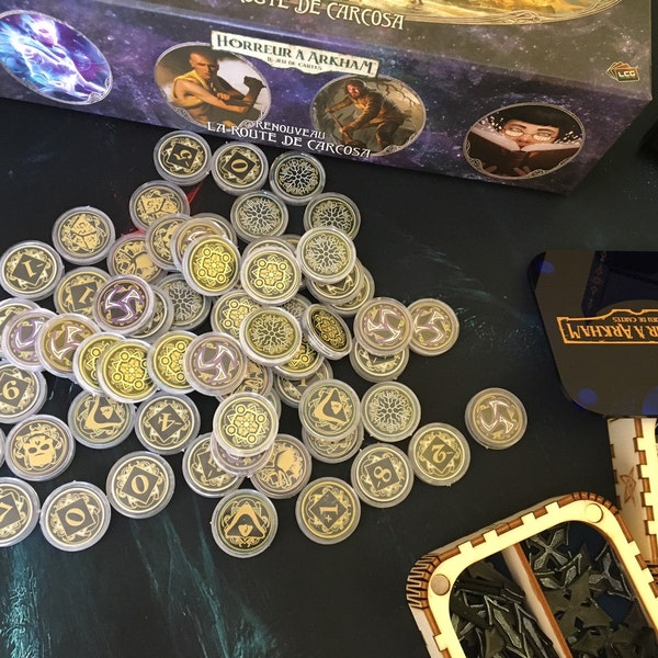Chaos Tokens - Arkham Horror LCG Full Core Pack Call of Cthulhu Card ...