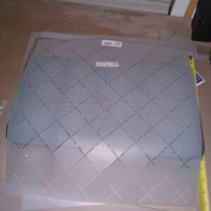 8 Asinoha Flax Leaf Stipple Quilt Stencil PCW302 Approx 18 X 18 Overall ...