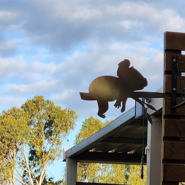 Rustic Steel Kangaroo Family | Outdoor Garden Decoration | Australian ...