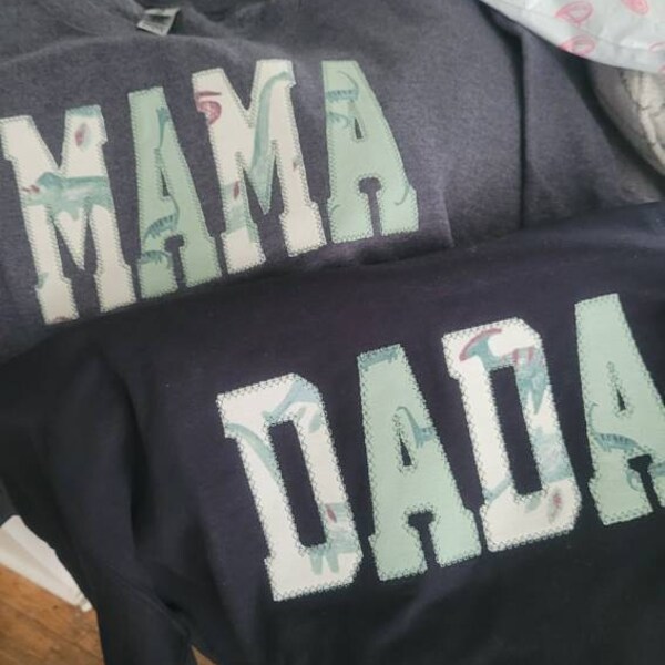 Dada Keepsake Applique Crew Neck - Personalized Memory Sweatshirt Made ...