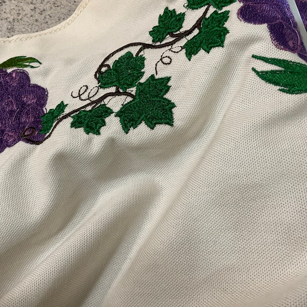 Grape Leaves SET Applique and Fill Stitch Machine Embroidery Designs ...