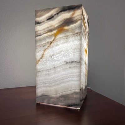 Black Marble End Table Luxurious Handmade Italian Marble 20 Tall - Etsy