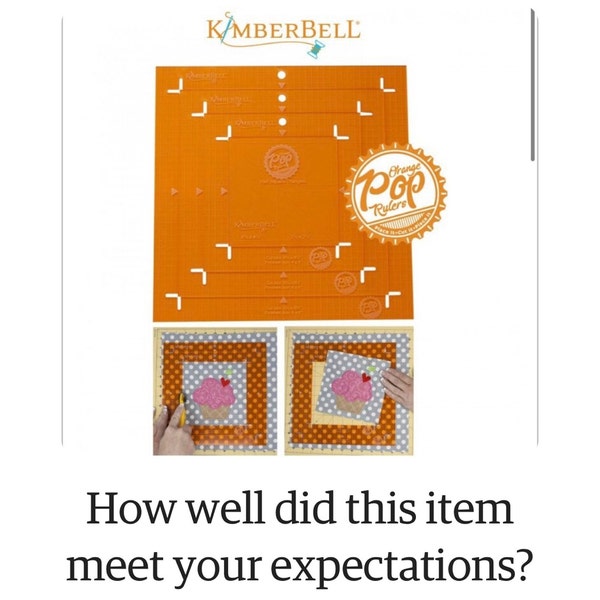 KDTL101 Orange Pop Rulers- Kimberbell Square Rulers - Etsy