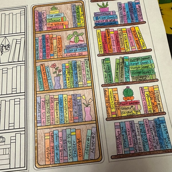 Book Review Bookmarks Printable: Reading Log, Tracker (PDF) - Etsy