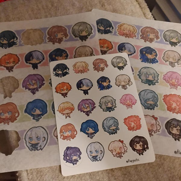 Project Sekai Sticker Sheet - Etsy